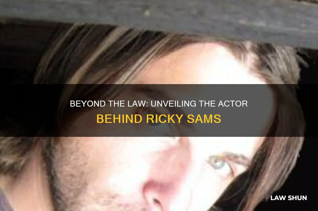 Beyond The Law: Unveiling The Actor Behind Ricky Sams | LawShun