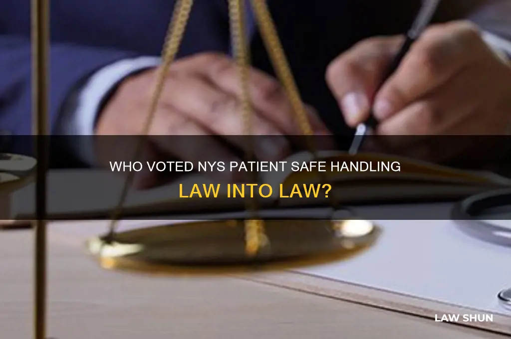 Who Voted Nys Patient Safe Handling Law Into Law? | LawShun