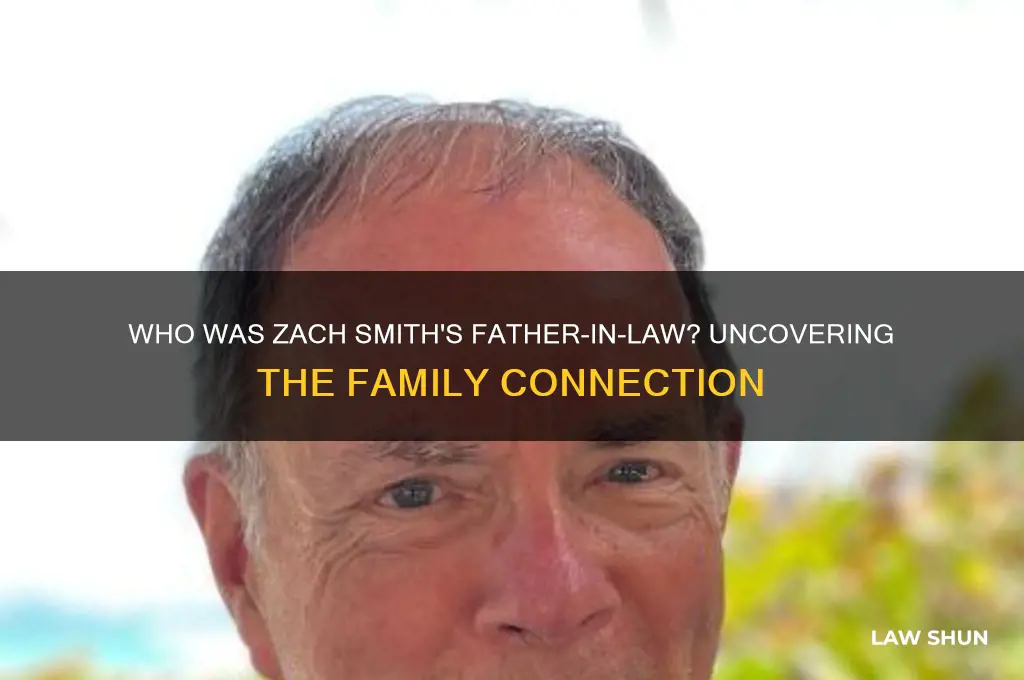 Who Was Zach Smith's Father-In-Law? Uncovering The Family Connection ...
