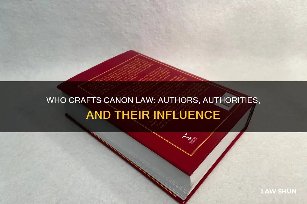 Who Crafts Canon Law: Authors, Authorities, And Their Influence | LawShun