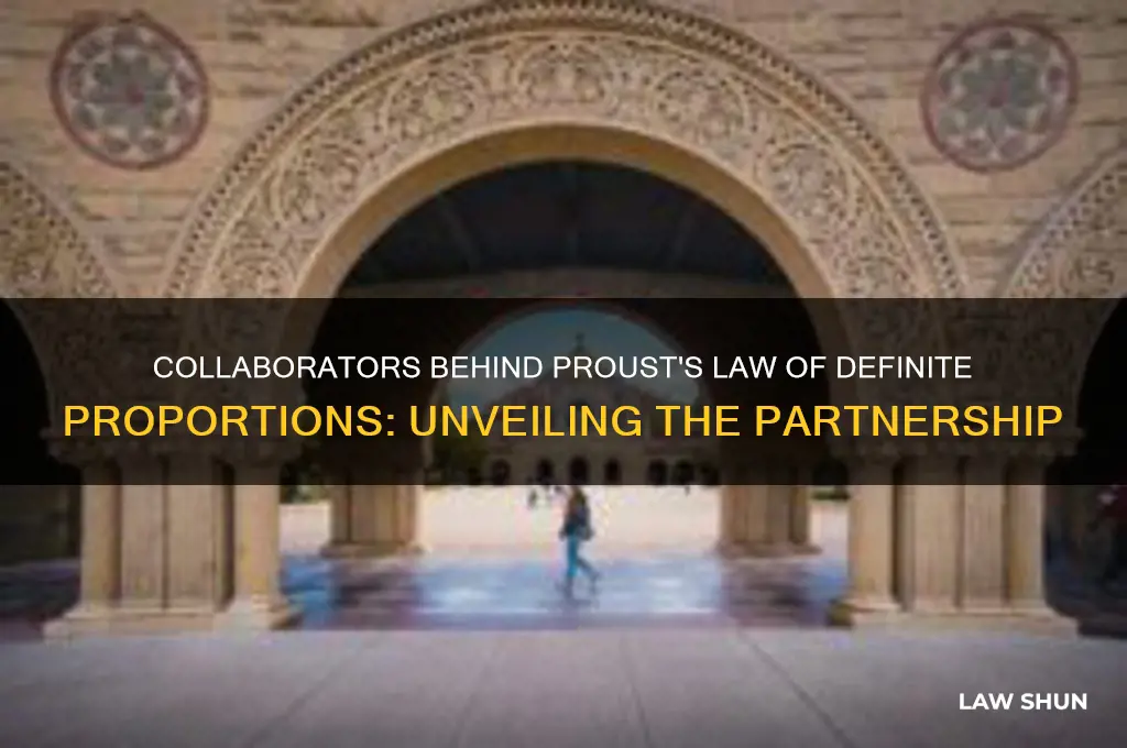 Collaborators Behind Proust's Law Of Definite Proportions: Unveiling ...