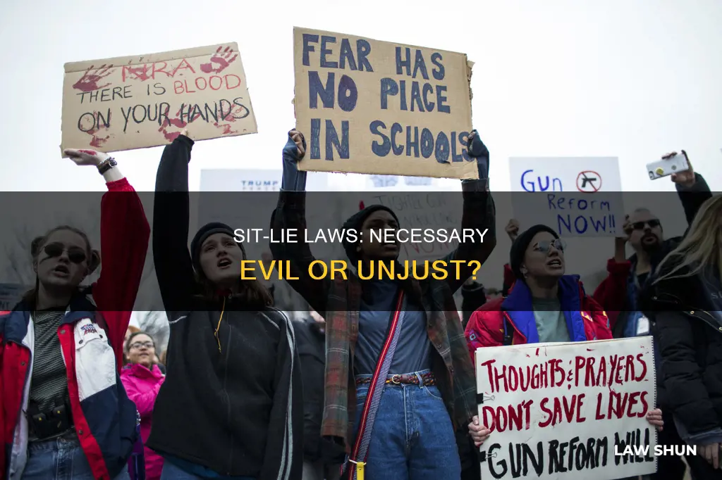 Sit-Lie Laws: Necessary Evil Or Unjust? | LawShun
