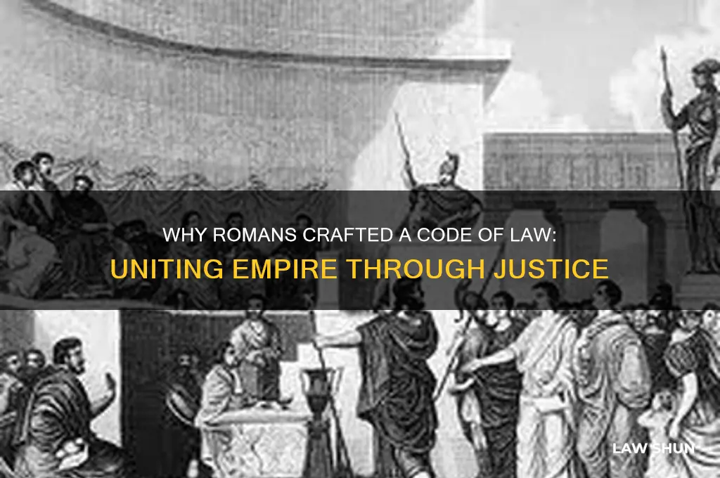 Why Romans Crafted A Code Of Law: Uniting Empire Through Justice | LawShun