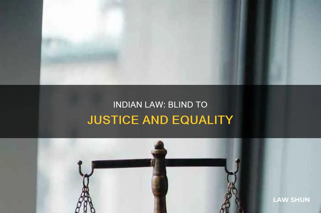 Indian Law: Blind To Justice And Equality | LawShun