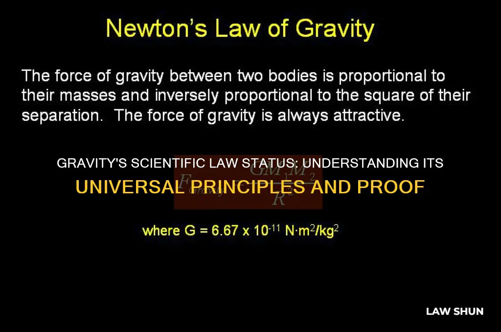 Gravity's Scientific Law Status: Understanding Its Universal Principles ...