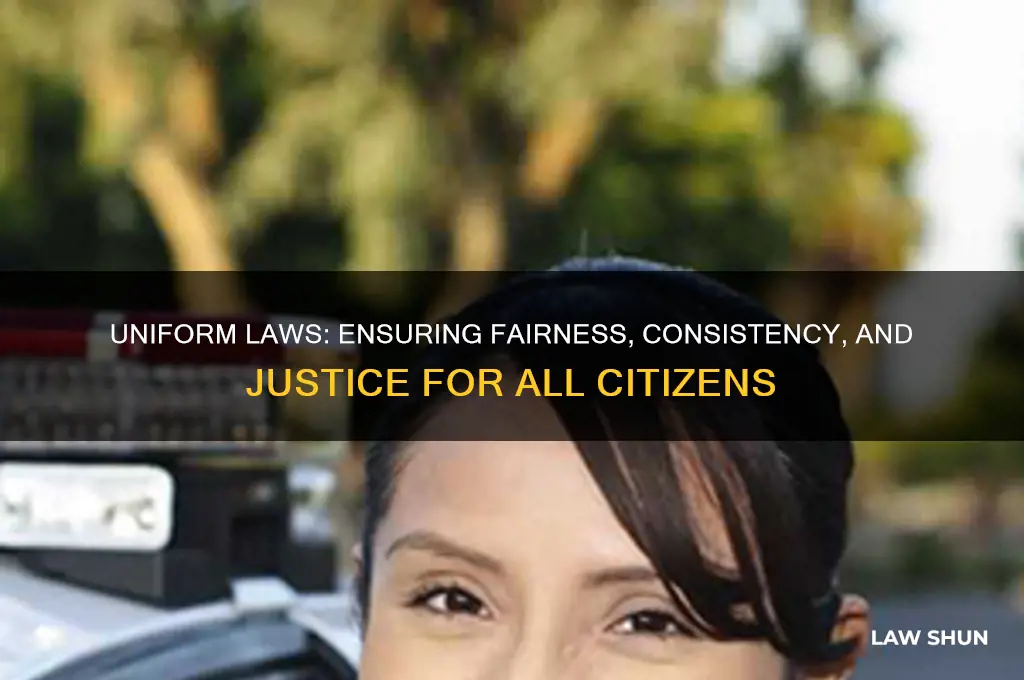 Uniform Laws: Ensuring Fairness, Consistency, And Justice For All ...