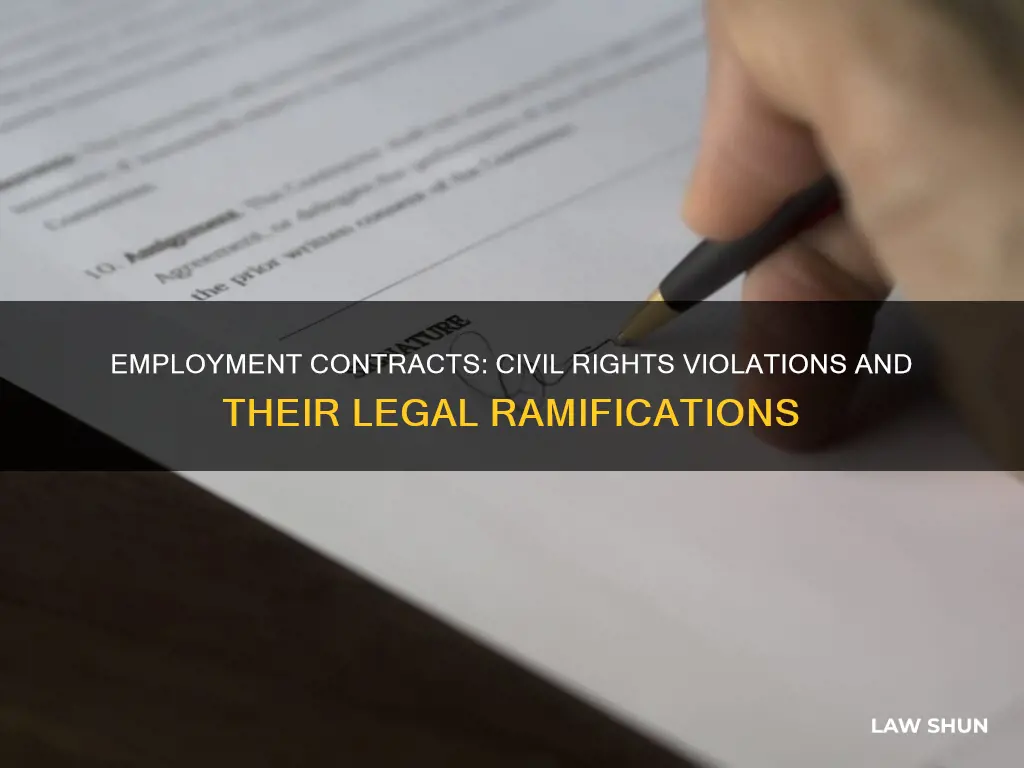 Employment Contracts: Civil Rights Violations And Their Legal ...